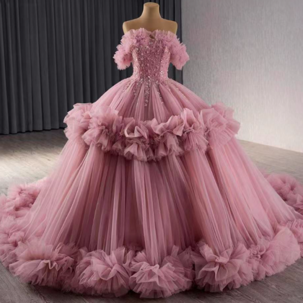 Red Prom Dresses, Crystals Prom Dresses, Elegant Second Reception ...