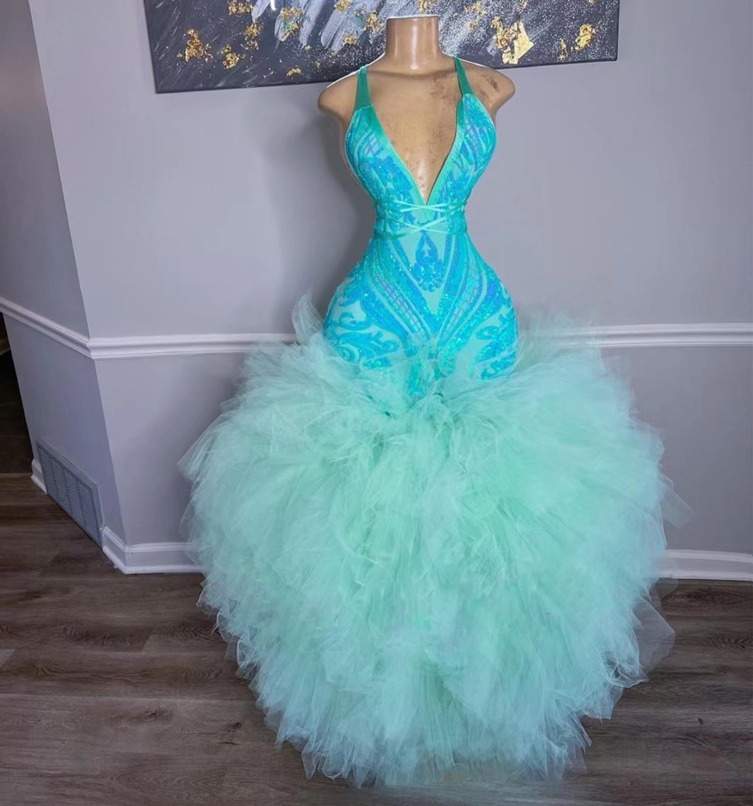 Turquoise Blue Prom Dresses, Sexy Party Dresses, Vestidos De Graduacion ...